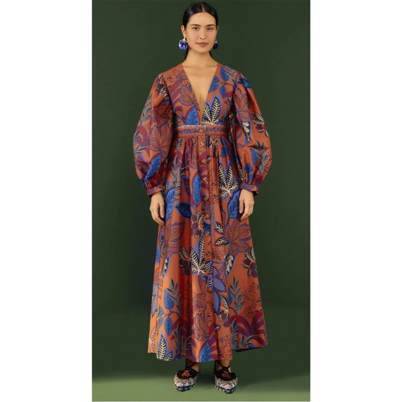 FARM Rio | Dresses | Farm Rio Wild Jungle Maxi | Poshmark